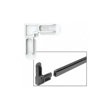 CRL 3/8" White Square Cut Frame Corner [100 pack] - SWSC38W – Home ...