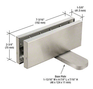 CRL Hydraulic Patch Fitting with 2-9/16" Setback - 90º Hold Open Model ...
