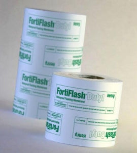 Fortifiber Fortiflash Butyl 20 Mil 12" x 75' Membrane Roll - FORTIFIBE ...
